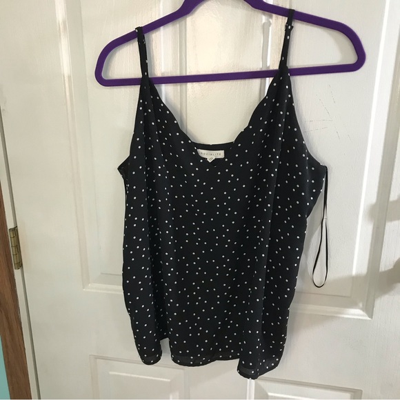 Tops | Socialite Womens Extra Large Adjustable Strap Tank Blacknavy And ...